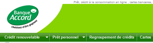 Banque Accord Auchan prêt projet aux particuliers