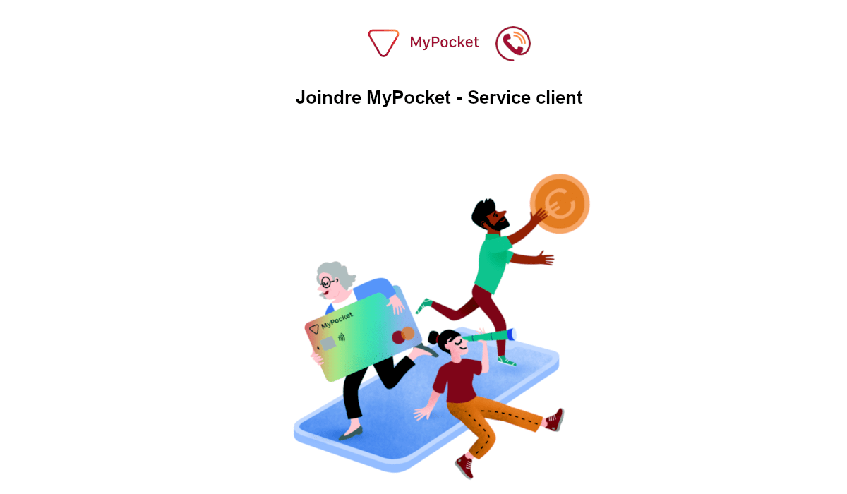 MyPocket Service client - Contact le support par téléphone