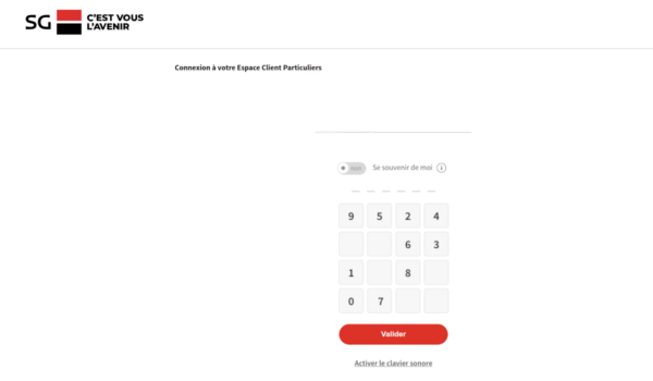 Consulter mon compte Société Générale - Espace Particuliers
