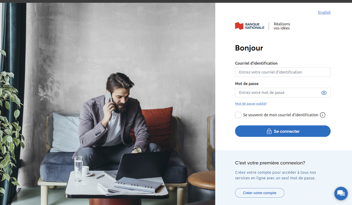 Banque Nationale Accès client - Services bancaires Particuliers