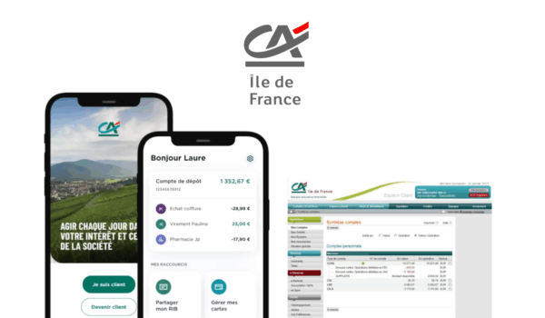 Accéder à mes comptes CA-Paris Crédit Agricole d'Ile-de-France